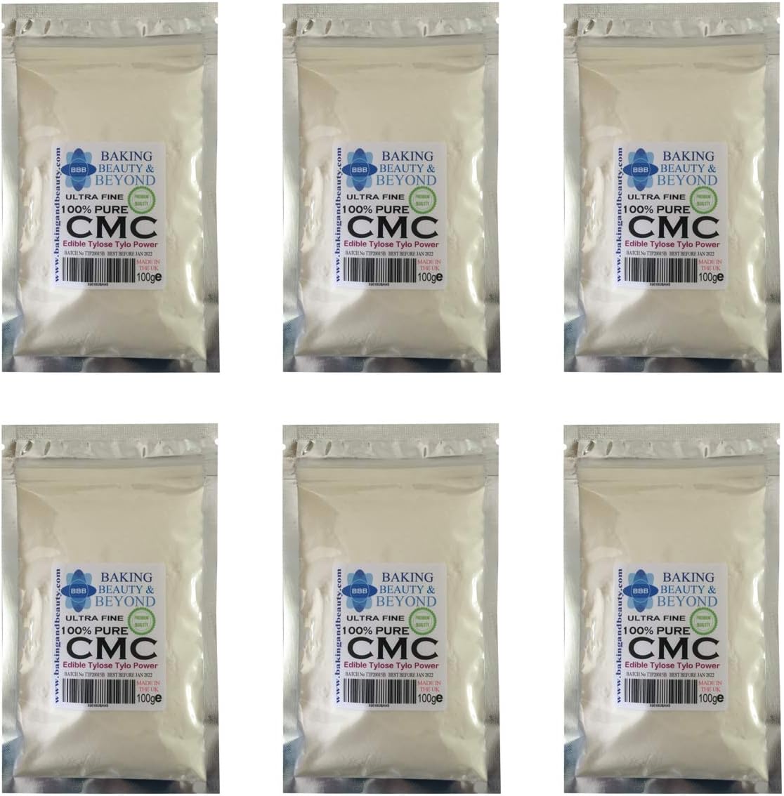 CMC Powder for Fondant - Tylose Powder for Cake Fondant - Gum Powder ...