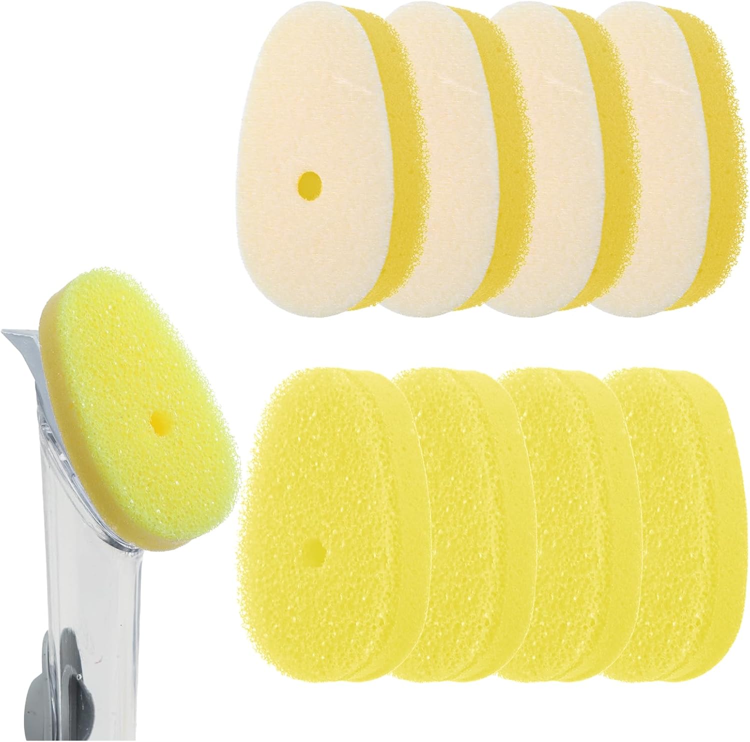 Amazon.com: Gjinxi 8Pcs Dish Wand Sponge Refills for Dishing ...