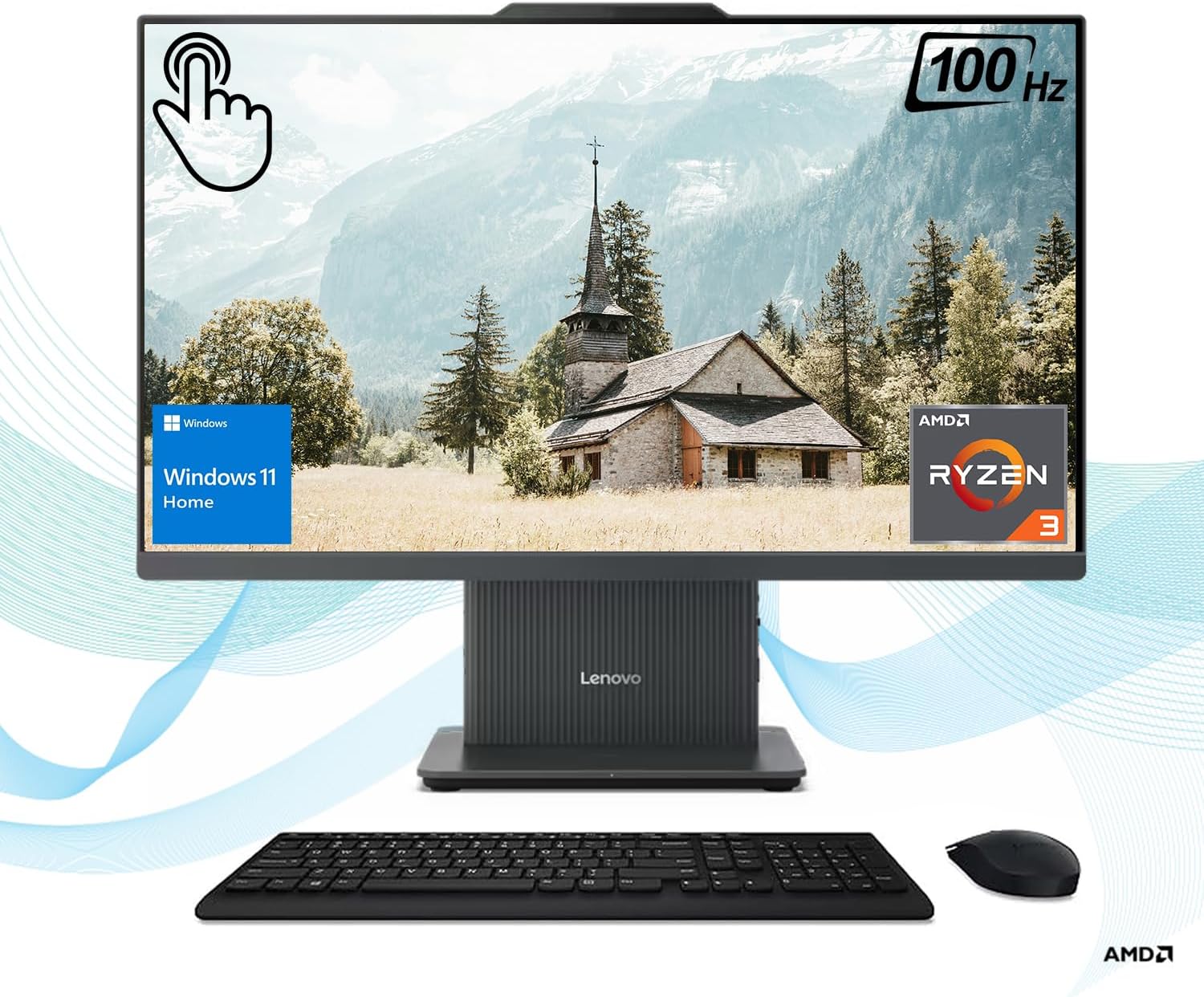 Amazon.com: Lenovo IdeaCentre 5 All-in-One Business Desktop, 23.8" FHD ...