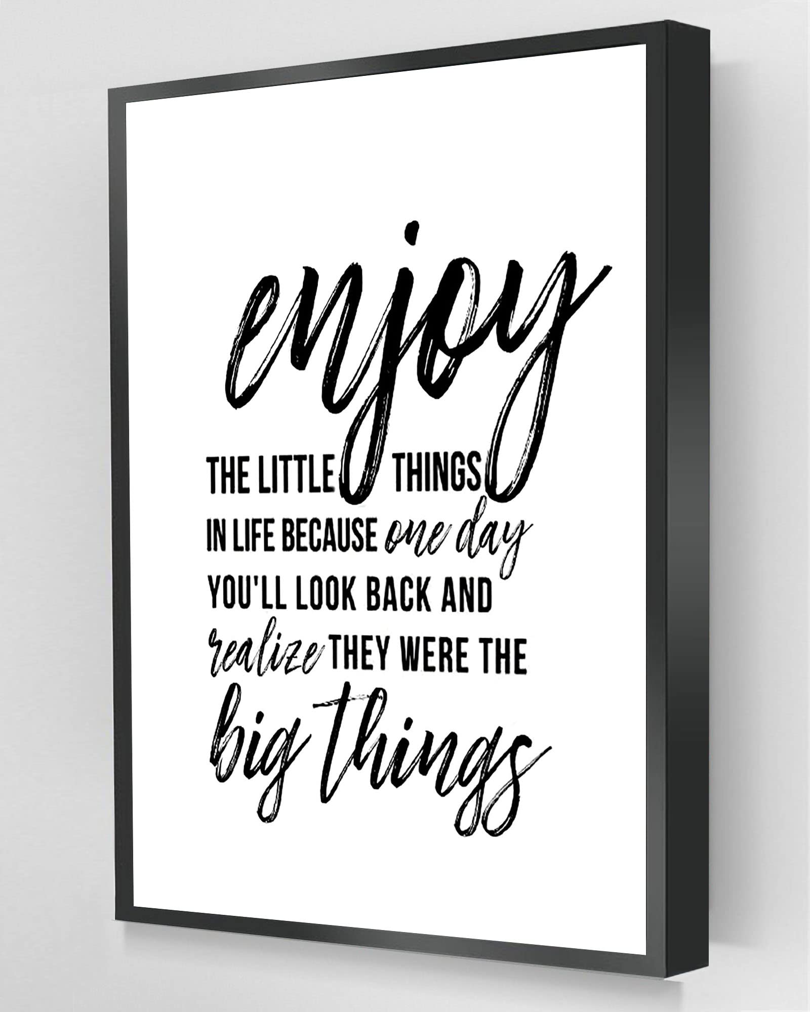 Enjoy The Little Things In Life Canvas