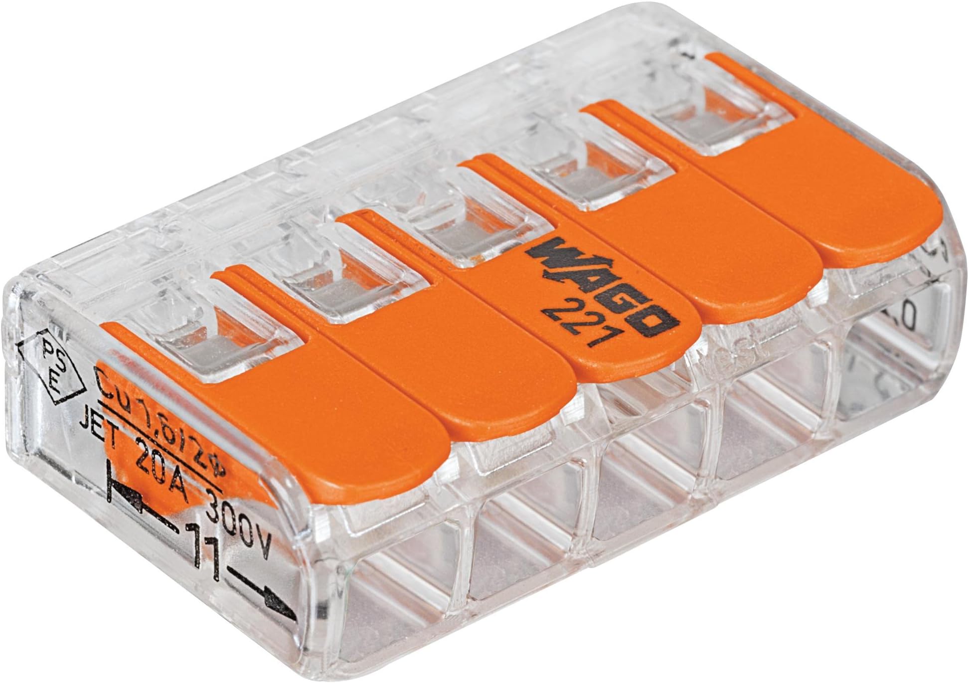 Wago 221–413 Lot de 10 blocs de connecteurs de câbles 12 V 220–240 V : Amazon.fr: Bricolage