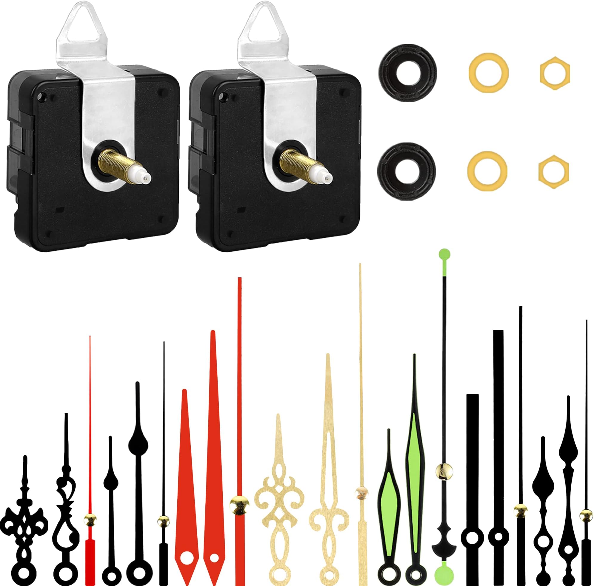 Amazon.com: Quartz DIY Wall Clock Movement Mechanism Battery Powered ...