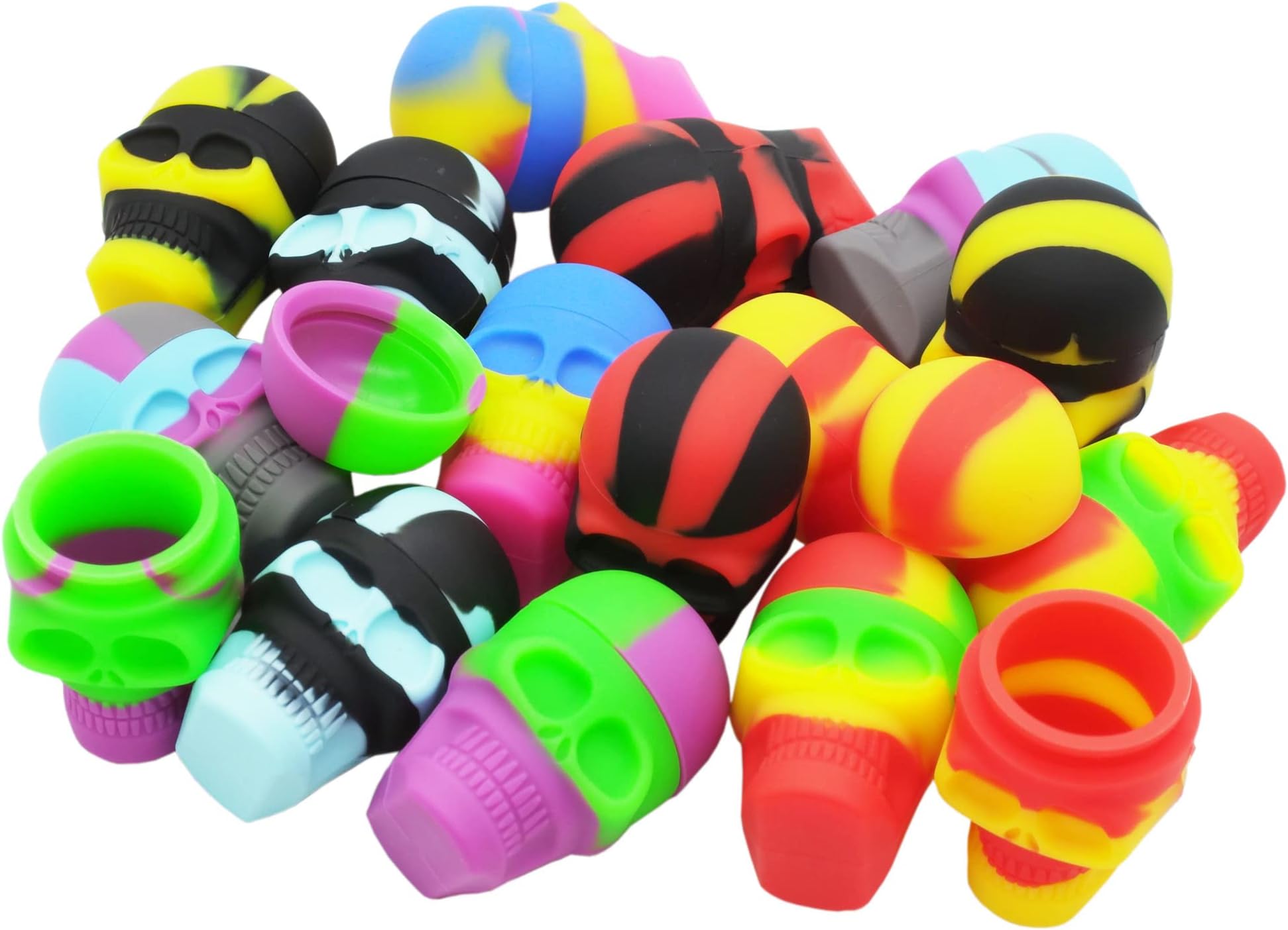 Amazon.com: vitakiwi 2ML Wax Silicone Containers Concentrate Jars Non ...