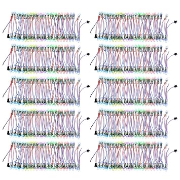 Buy ALITOVE 500pcs WS2811 12mm Diffused Digital Dream Color RGB LED ...