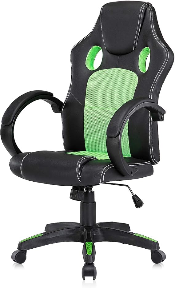 Amazon.com: SEATZONE Computer Gaming Chairs Mesh Racing Chair ...