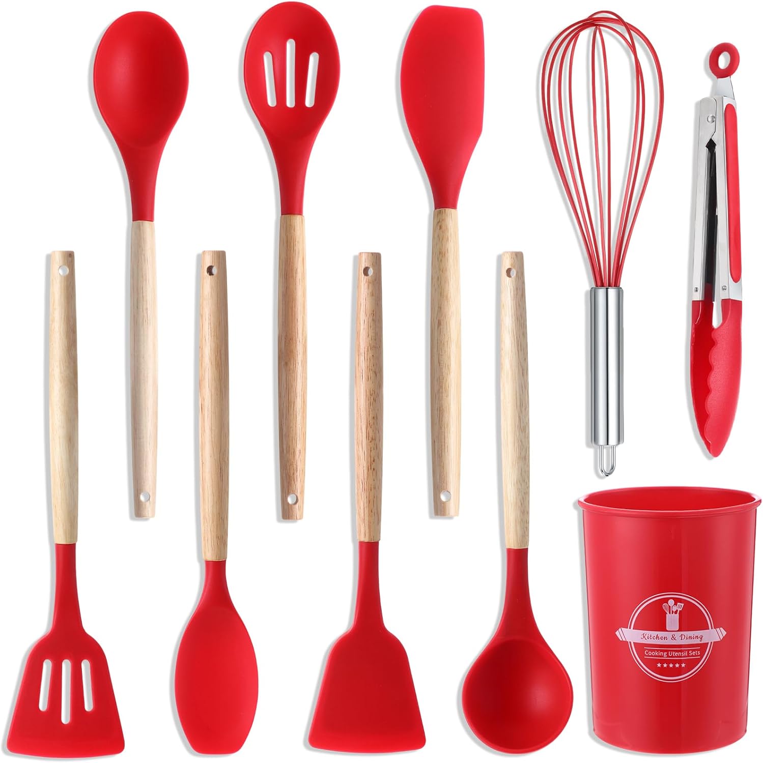 Amazon.com: Pickmesh Christmas Gift Kitchen Utensils Set Xmas Cooking ...