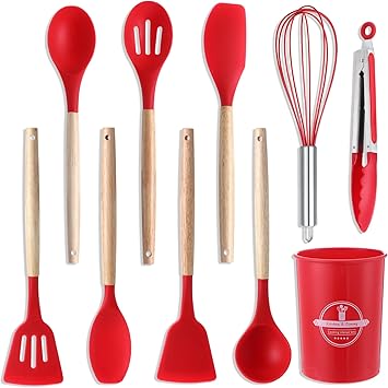 Amazon.com: Pickmesh Christmas Gift Kitchen Utensils Set Xmas Cooking ...