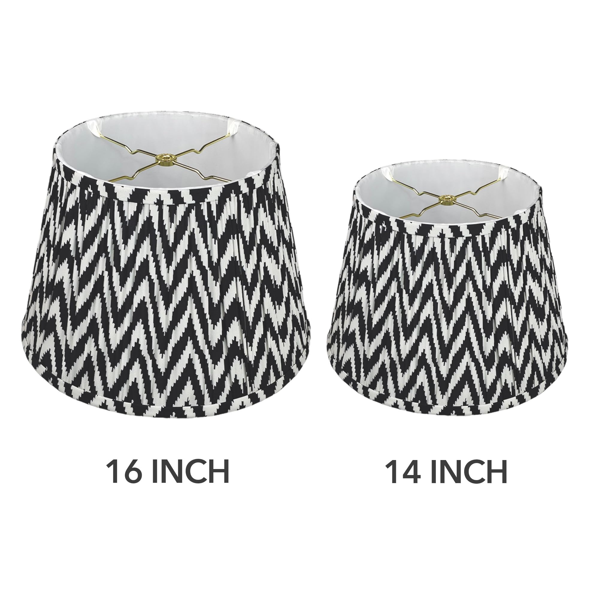 Large Chevron Lamp Shades
