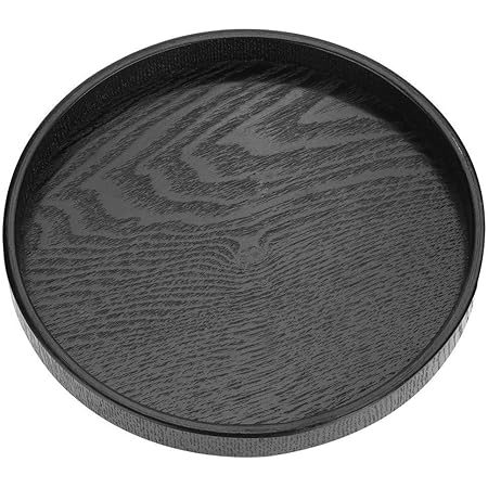 Amazon.com: Wood Tea Tray, Round Shape Wood Tea Coffee Snack Food Meals ...