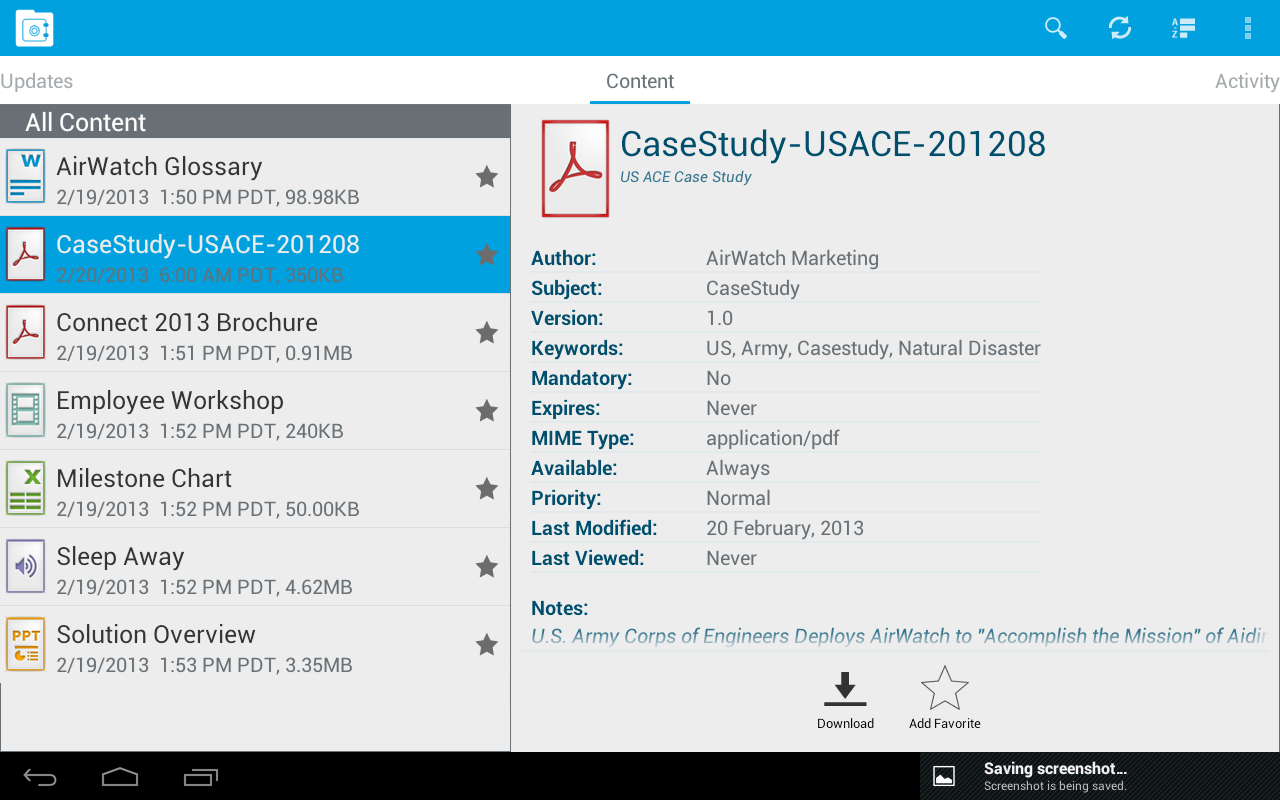 AirWatch Content Locker - App on Amazon Appstore