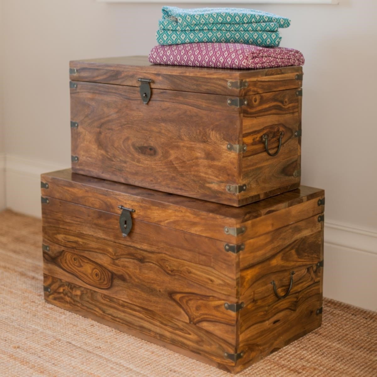 The Attic Georgia Storage Box | Multipurpose Solid Wood Cabinet for ...