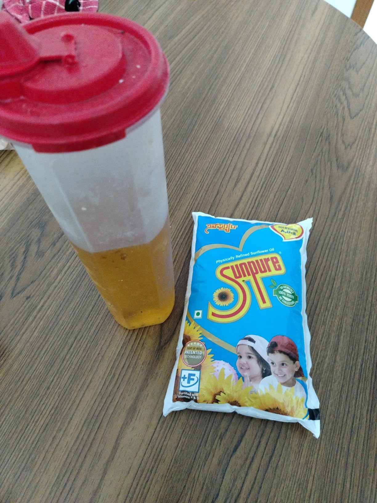 Sunpure Physically Refined Sunflower Oil 1 Litre | Healthiest Cooking ...