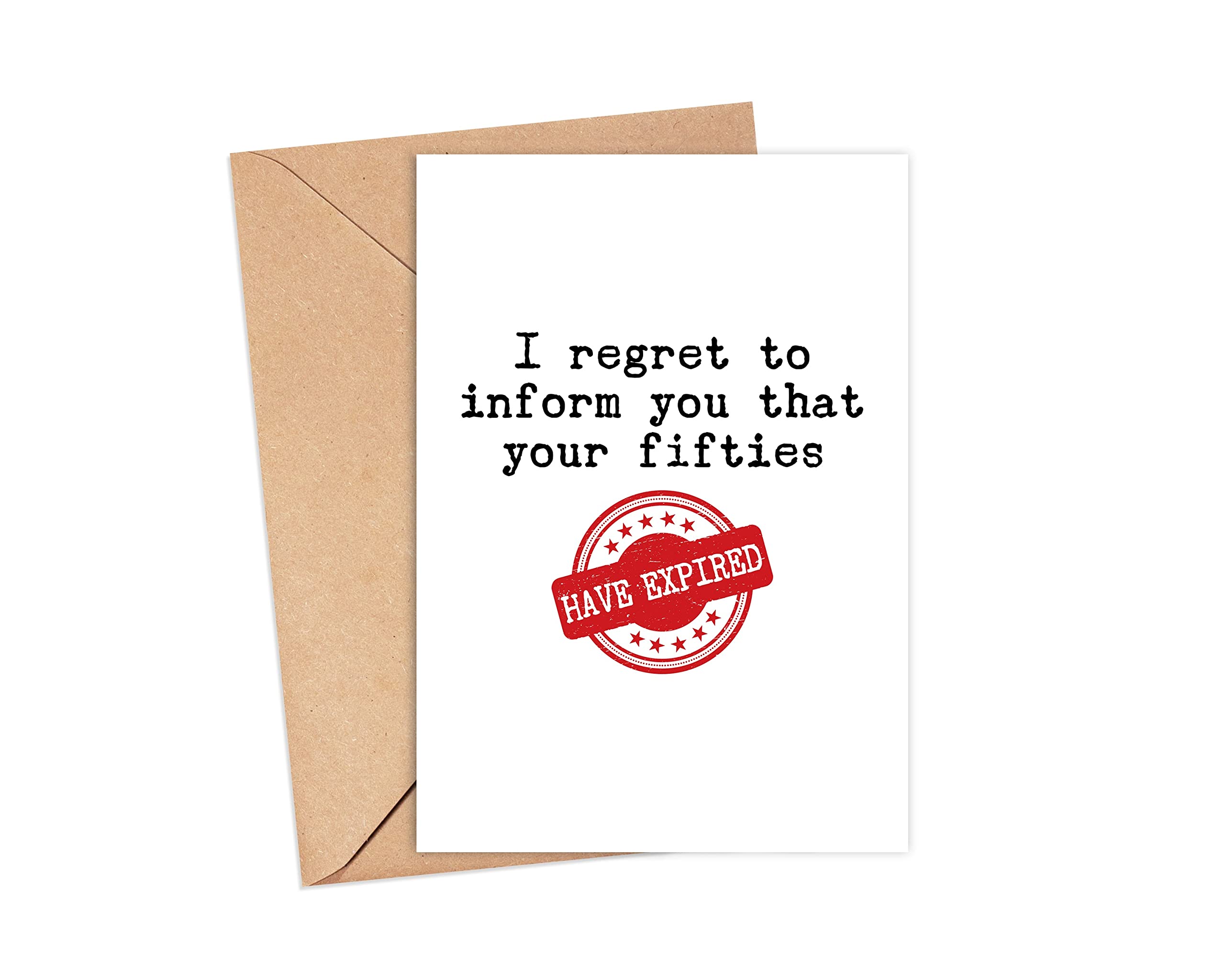 Amazon.com : Funny 60th Birthday Card - Joke Card For Someone Who Is ...