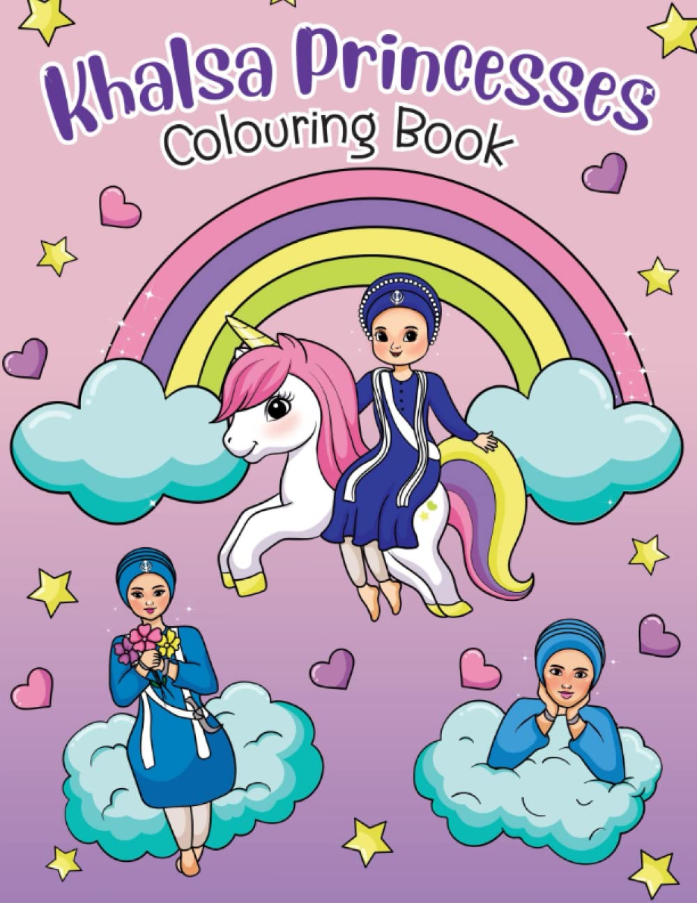 Khalsa Princesses Colouring Book: Productions, Shahzaadi: 9798373806367 ...