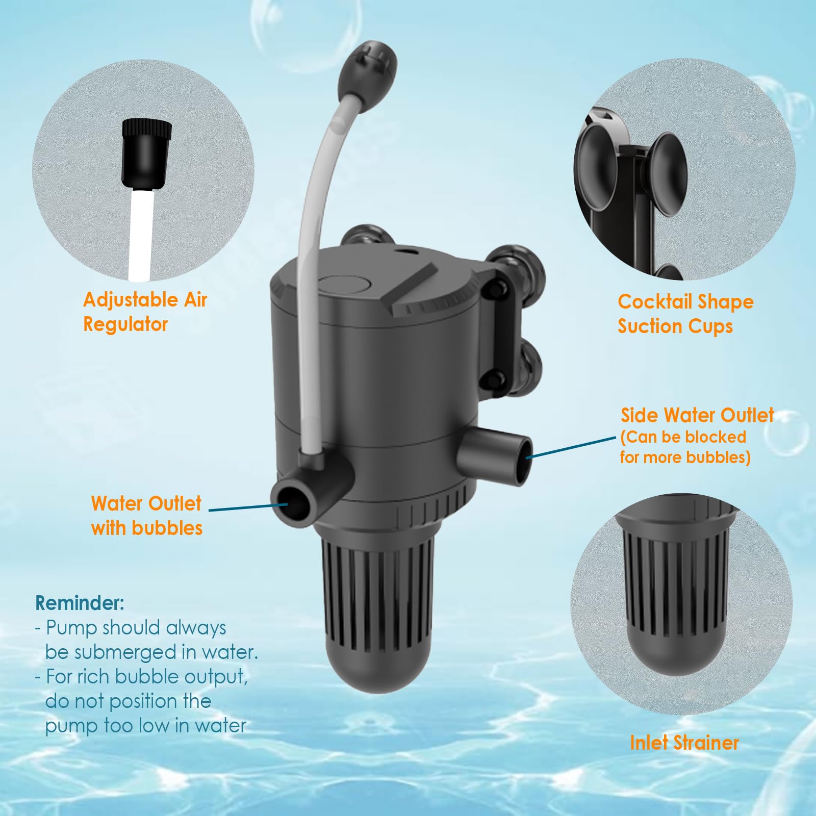 Snapklik.com : AquaMiracle Aquarium Powerhead Pump