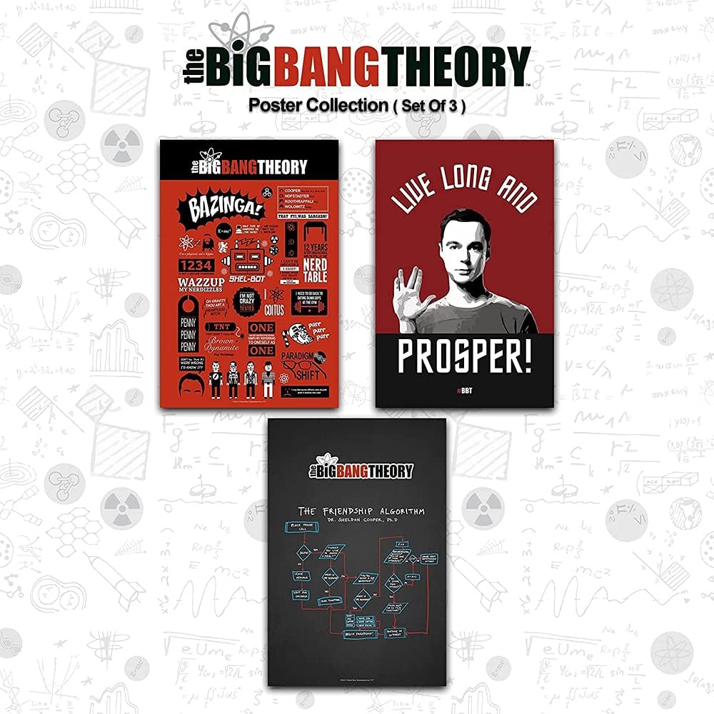 Tallenge - The Big Bang Theory - TV Show Poster Collection - Small ...