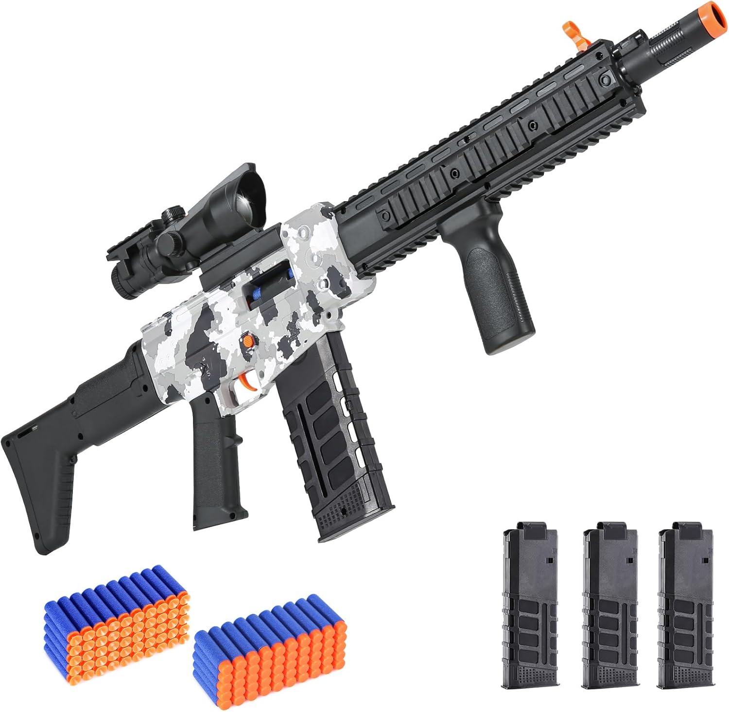 Amazon.com: Realistic Toy Gun for Nerf Guns Darts, Foam Blaster - with ...