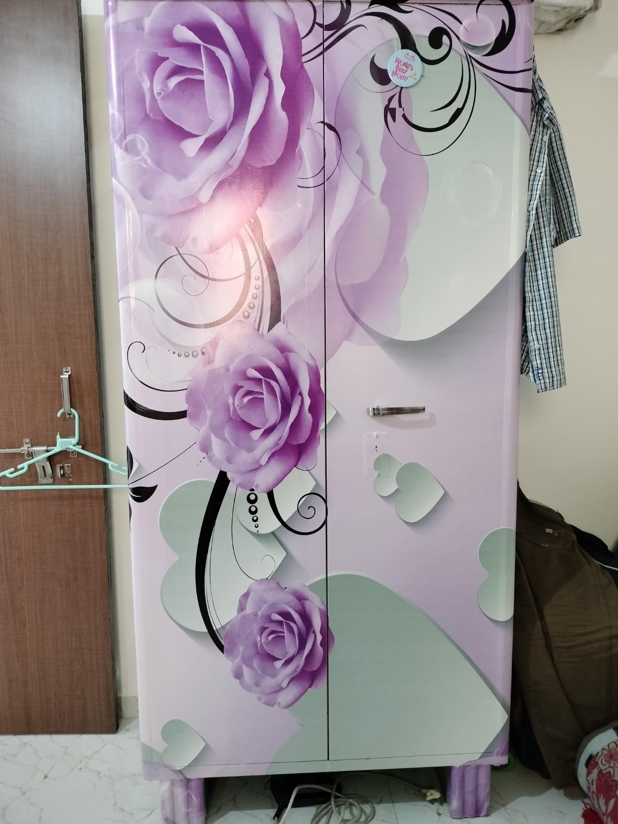 WallDaddy Self Adhesive Almirah Stickers, Wall Stickers, Decorative ...