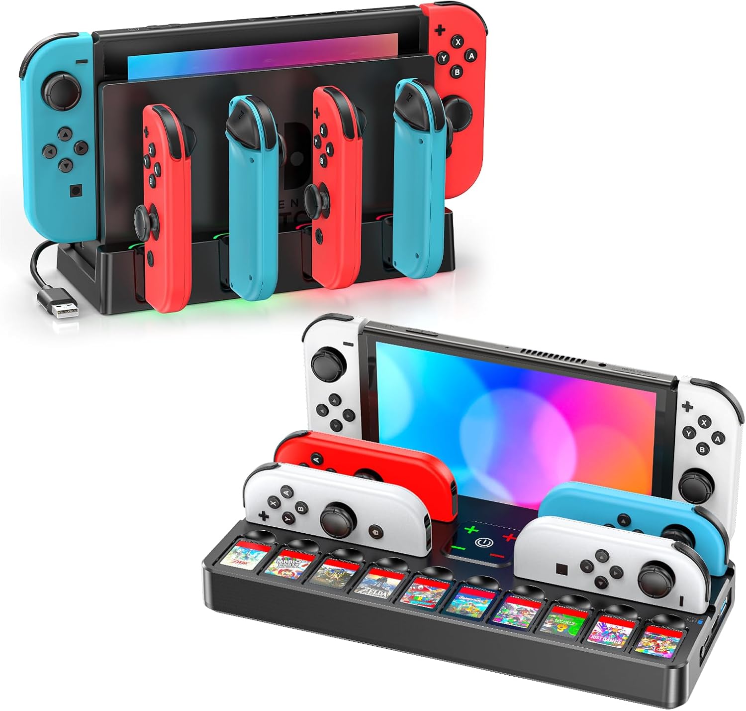 Amazon.com: Switch Docking Station for TV with Joycon Charing Dock ...