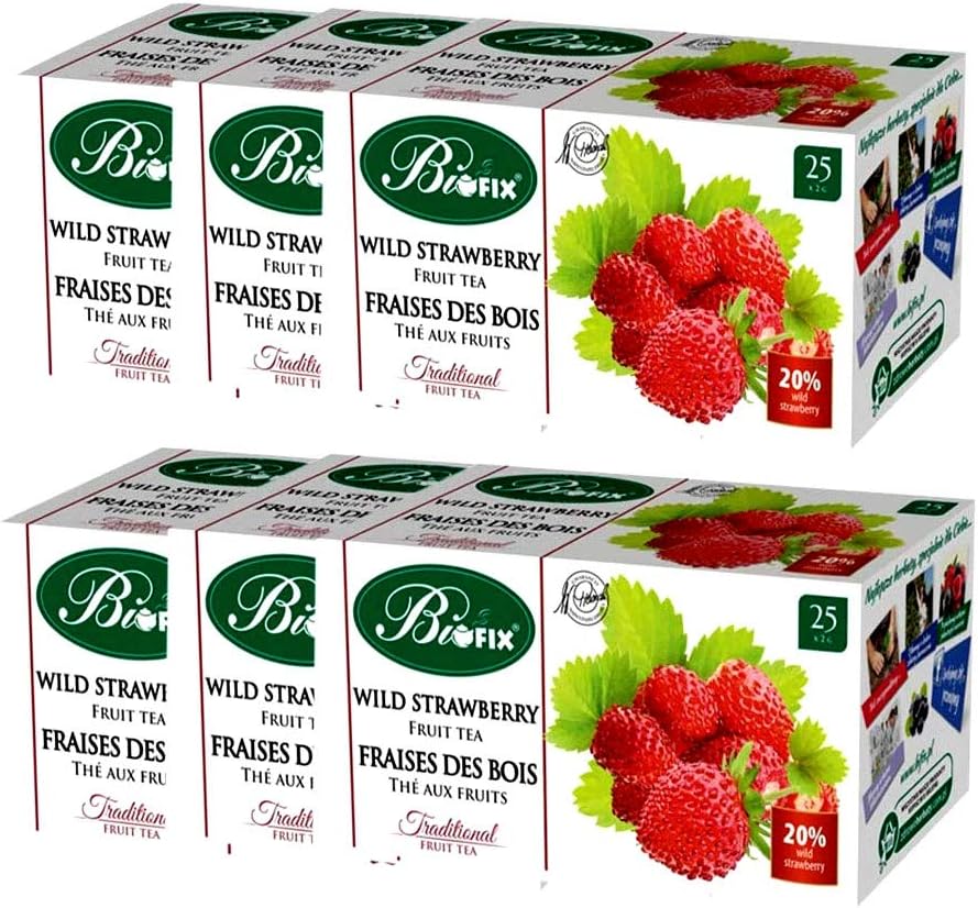 Biofix Classic Wild Strawberry Tea 25x2g (Pack of 6) : Amazon.ca ...