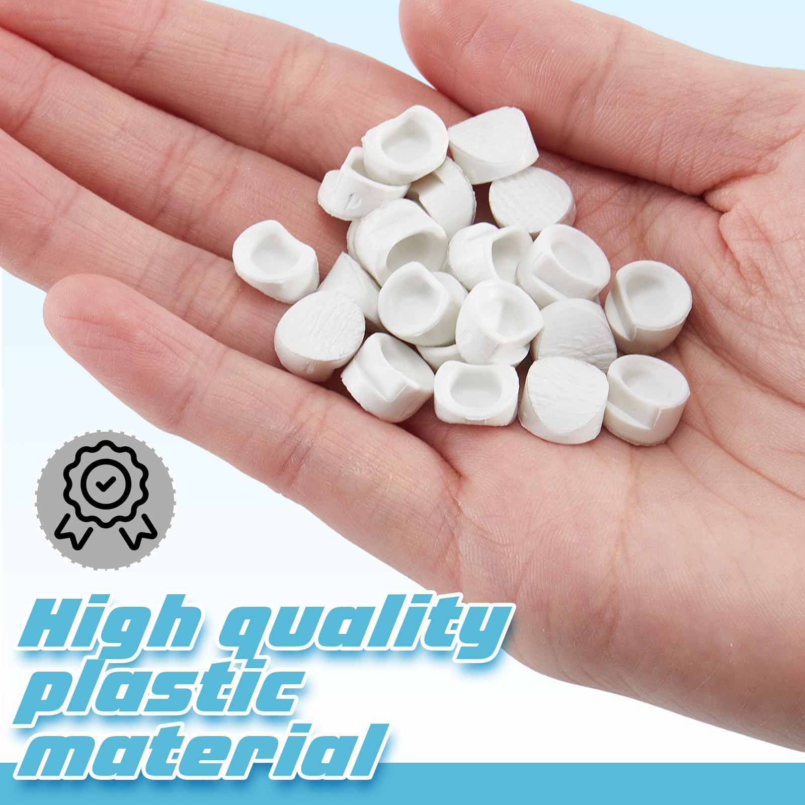 Snapklik.com : Landical 100 Pcs Doors Frame Plugs Diameter 3/8" X 1/5 ...