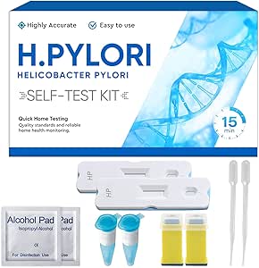 Amazon.com: H Pylori Test Kit(2 Tests), H - Pylori Stool (Antigen) Test ...
