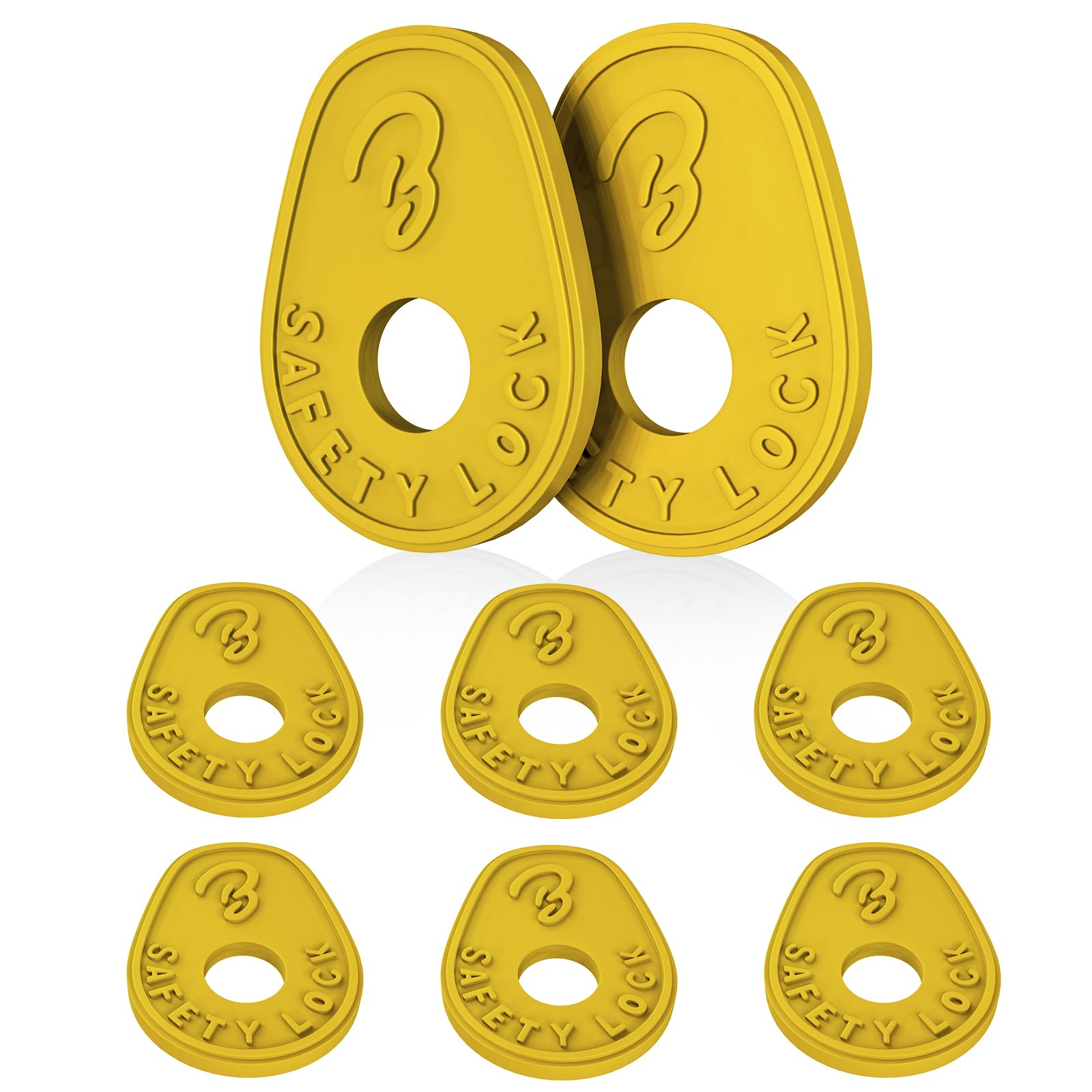 Snapklik.com : Guitar Strap Blocks, 6PCS Premium Silicone Safety Locks