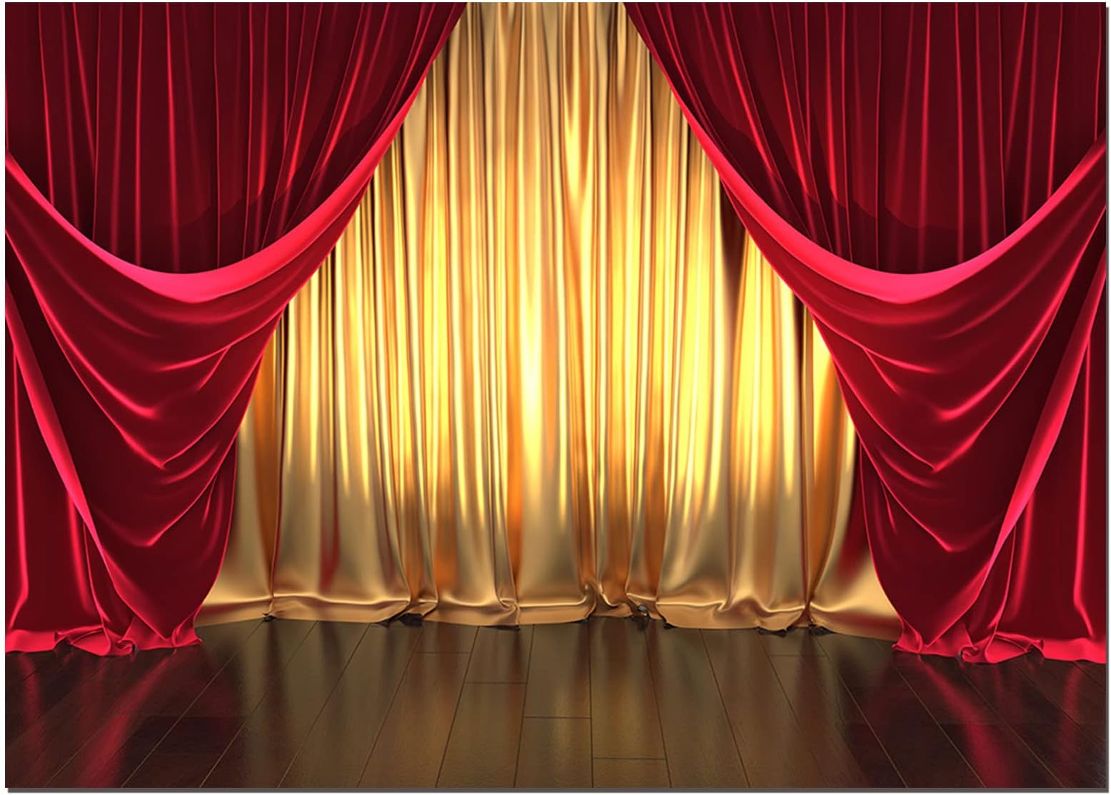 Amazon.com : 10x8ft Theater Stage Backdrop Red Curtains Backdrop ...