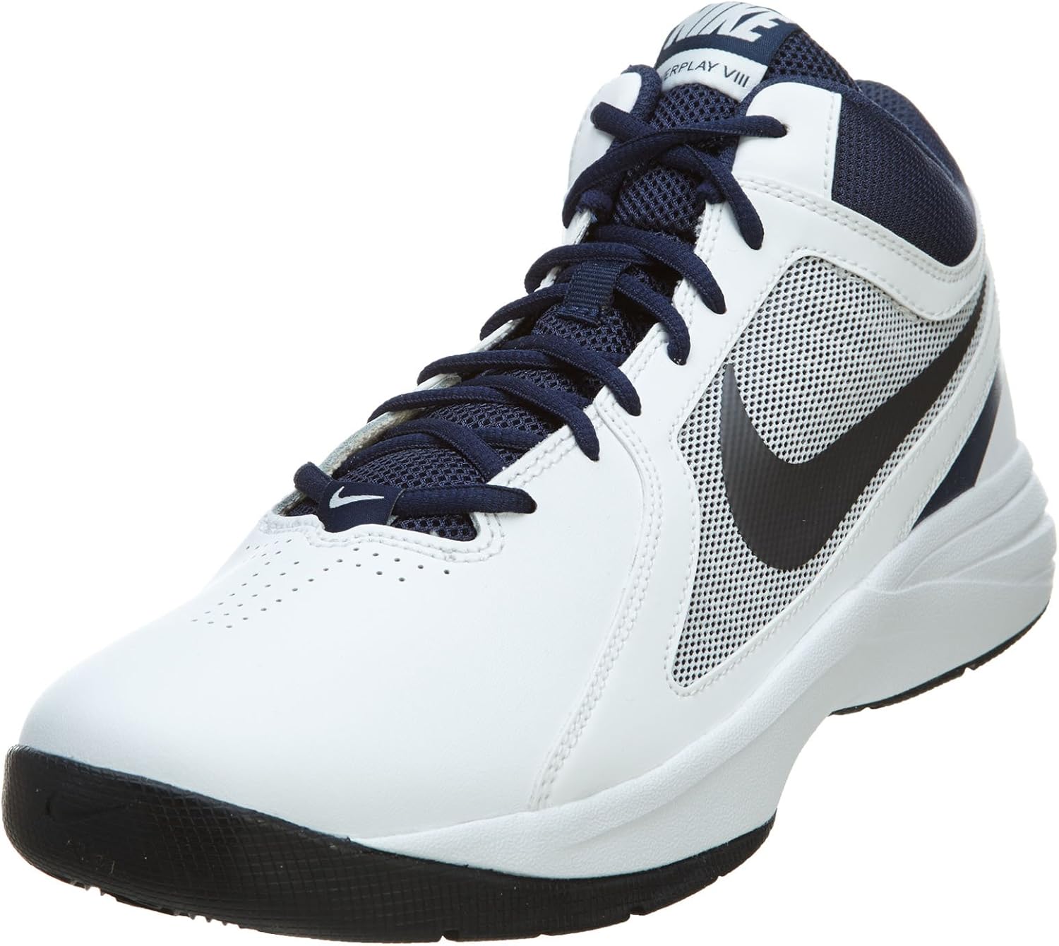 Amazon.com | Nike New Men's The Overplay VIII Basketball Shoes White ...