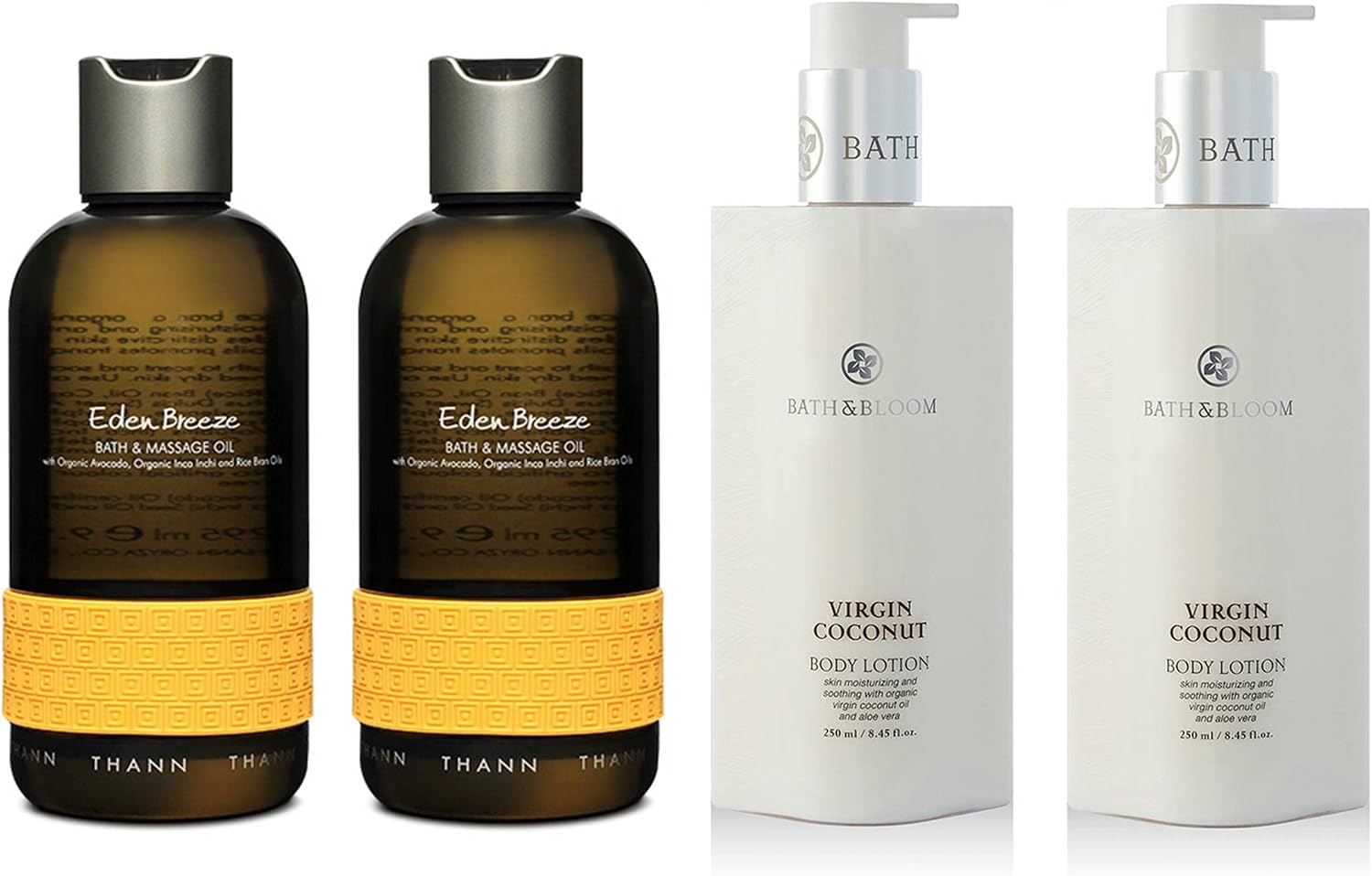 Amazon.com: THANN Eden Breeze Massage Oil and Bath and Bloom Virgin ...