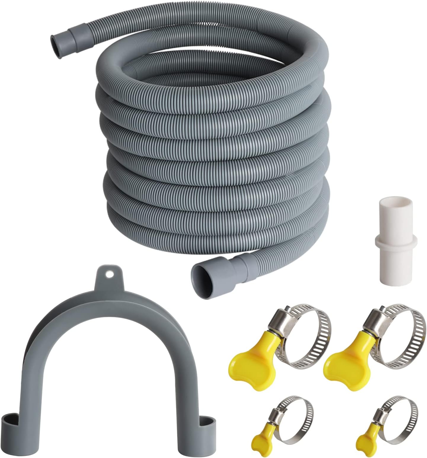 Amazon.com: Universal Washing Machine Drain Hose Extension Kit Includes ...