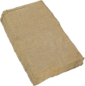10 PCS Heavy Duty Large Natural Hessian Bag Jute Sisal Sack for Flood ...