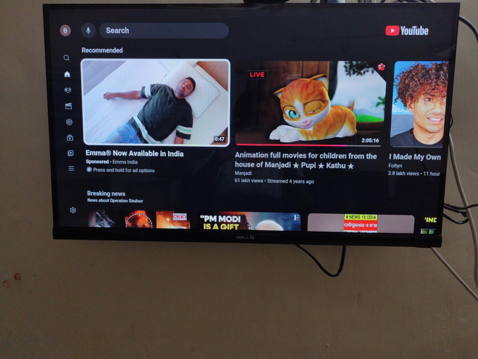 IBELL 80cm (32 inches) Frameless Google LED TV - Android 11.0, Smart ...