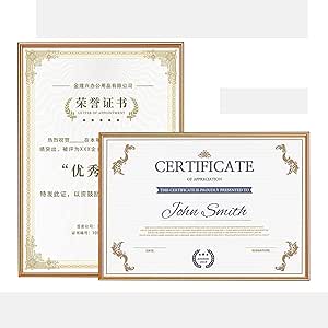 Photo Frames Certificate Document Picture Frame, 2 Pack, Photo Picture ...