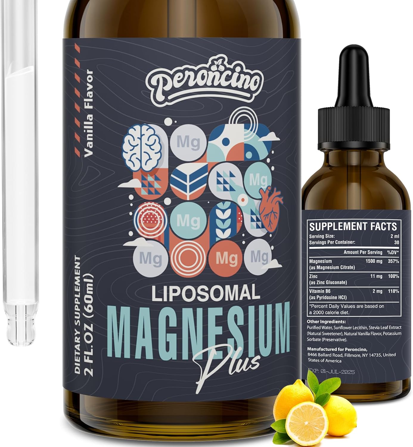 Amazon.com: Liposomal Magnesium Citrate Drops for Gut and Bone Health ...