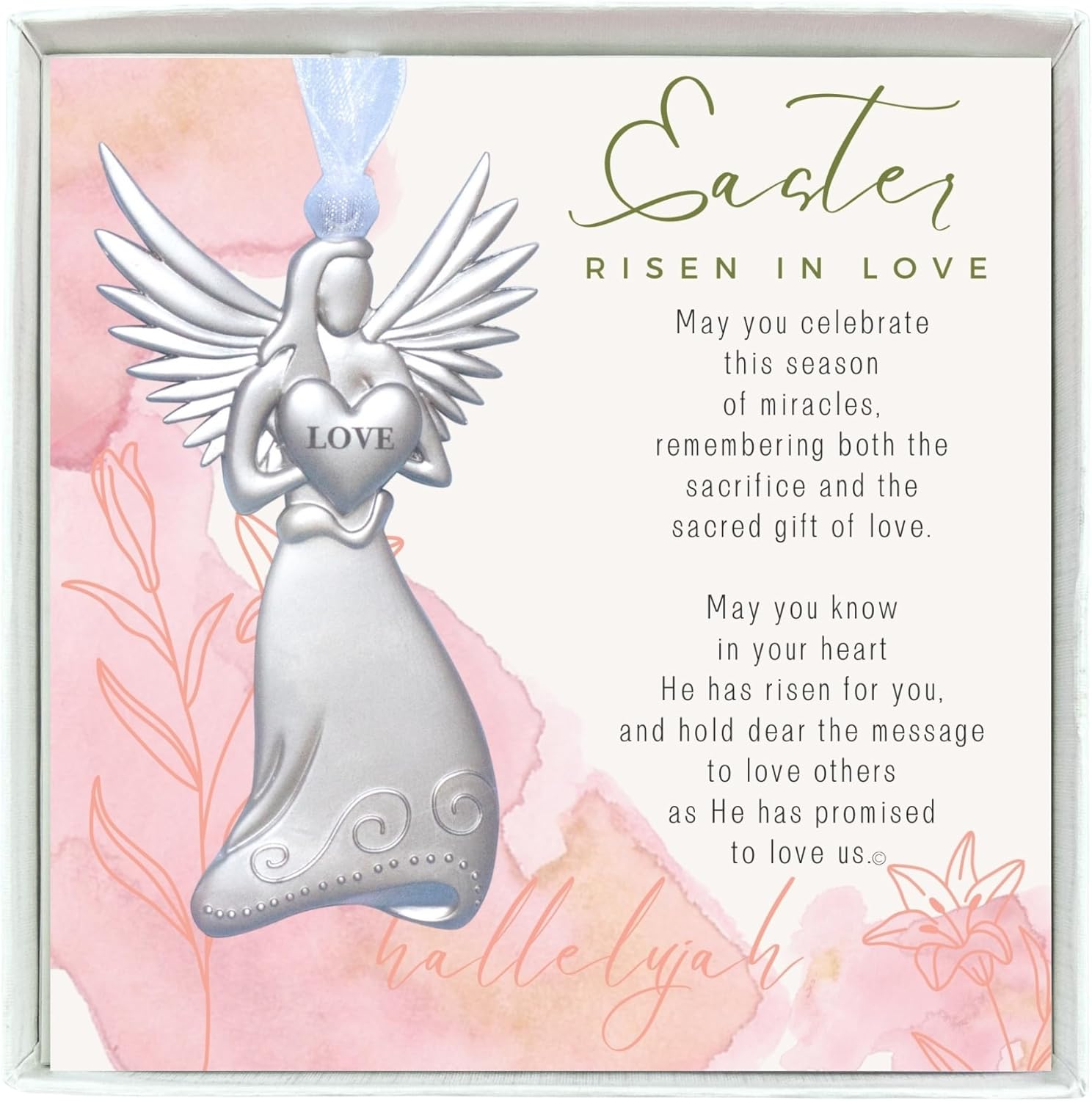 Amazon.com: Easter Angel with Easter Wishes for Family & Friends - Gift ...