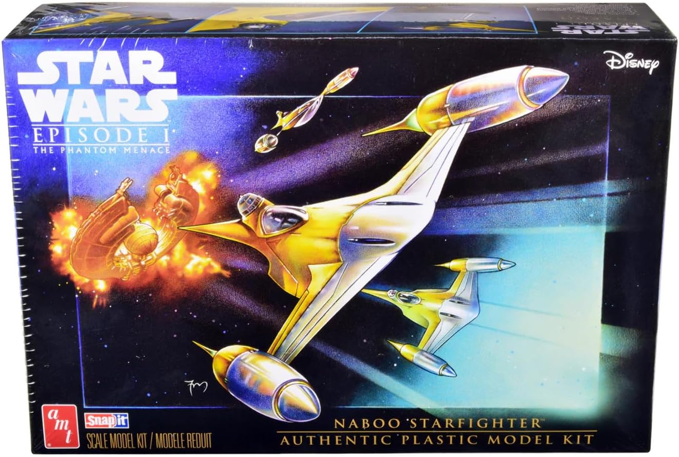 AMT Star Wars: The Phantom Menace N-1 Naboo Starfighter (Snap) Kit de ...