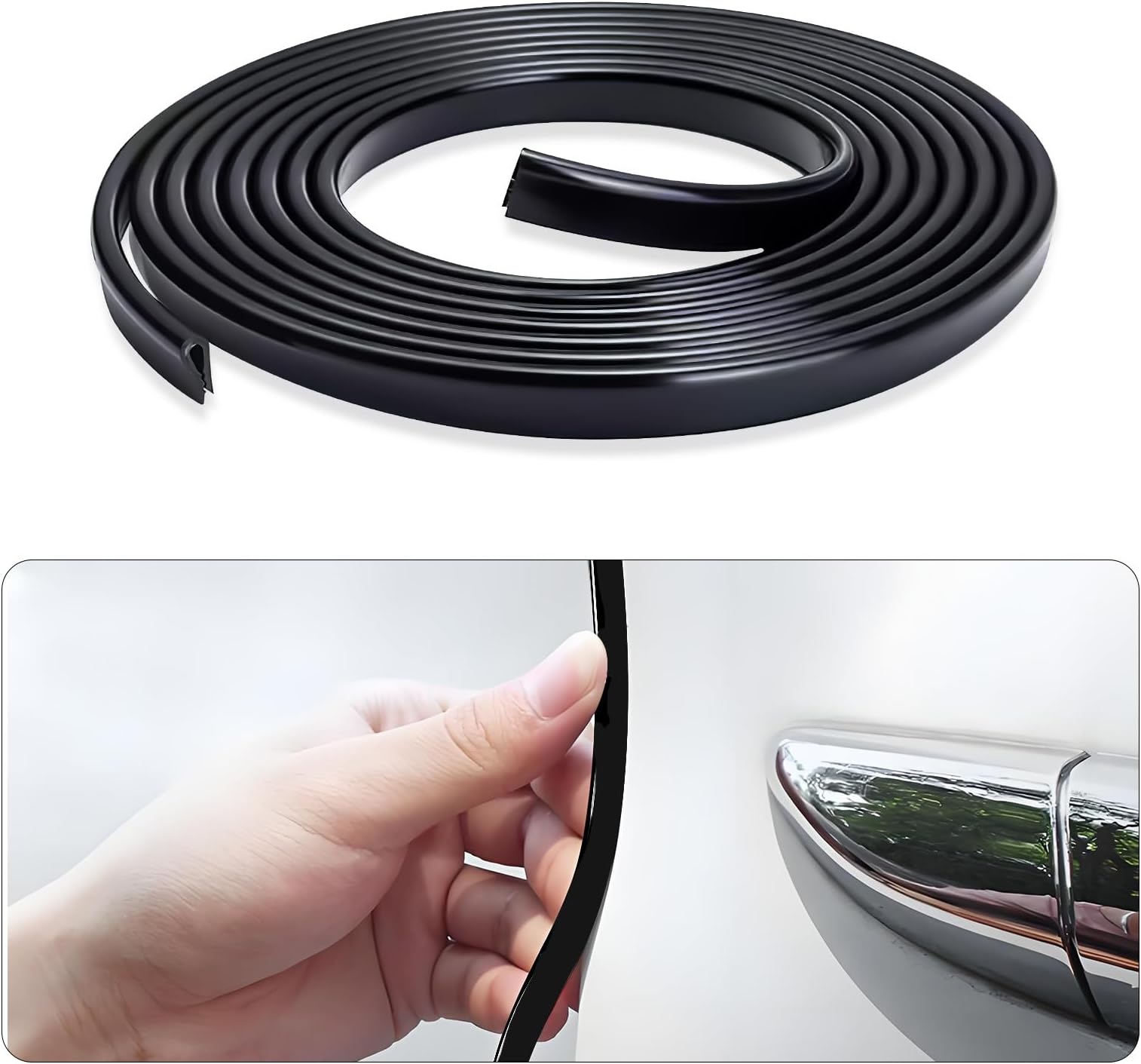 Amazon.com: Wogomz Car Door Edge Guard, 16.4Ft (5M) U Shape Rubber Seal ...