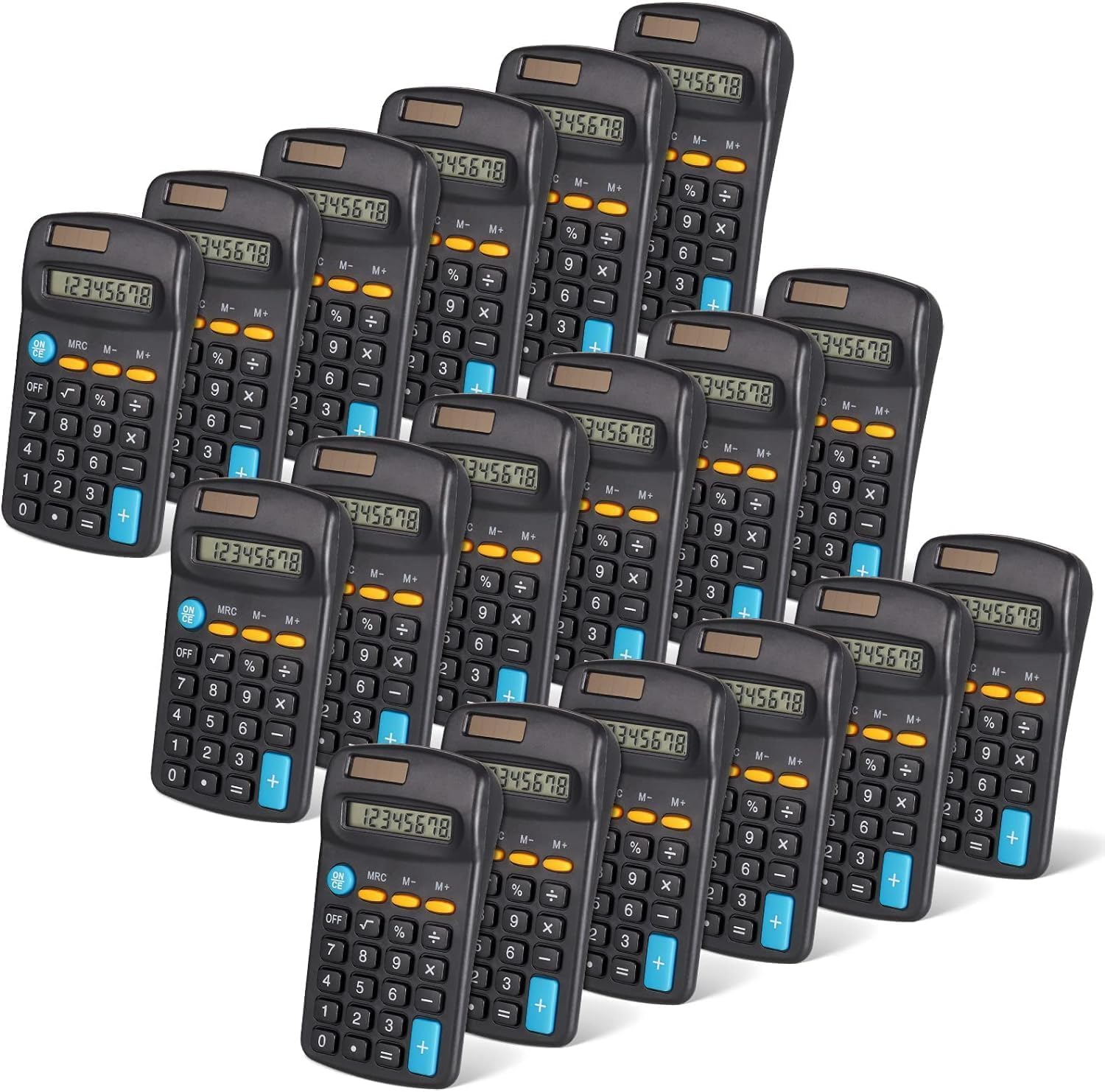 20 Pieces Pocket Calculator Bulk, Small Basic 4 Function Calculators ...