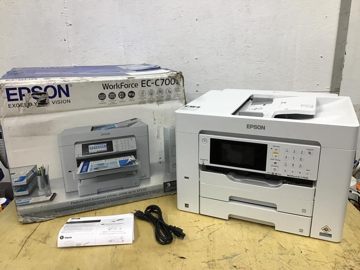 Amazon.com: Epson Workforce EC-C7000 Color All-in-One Printer ...