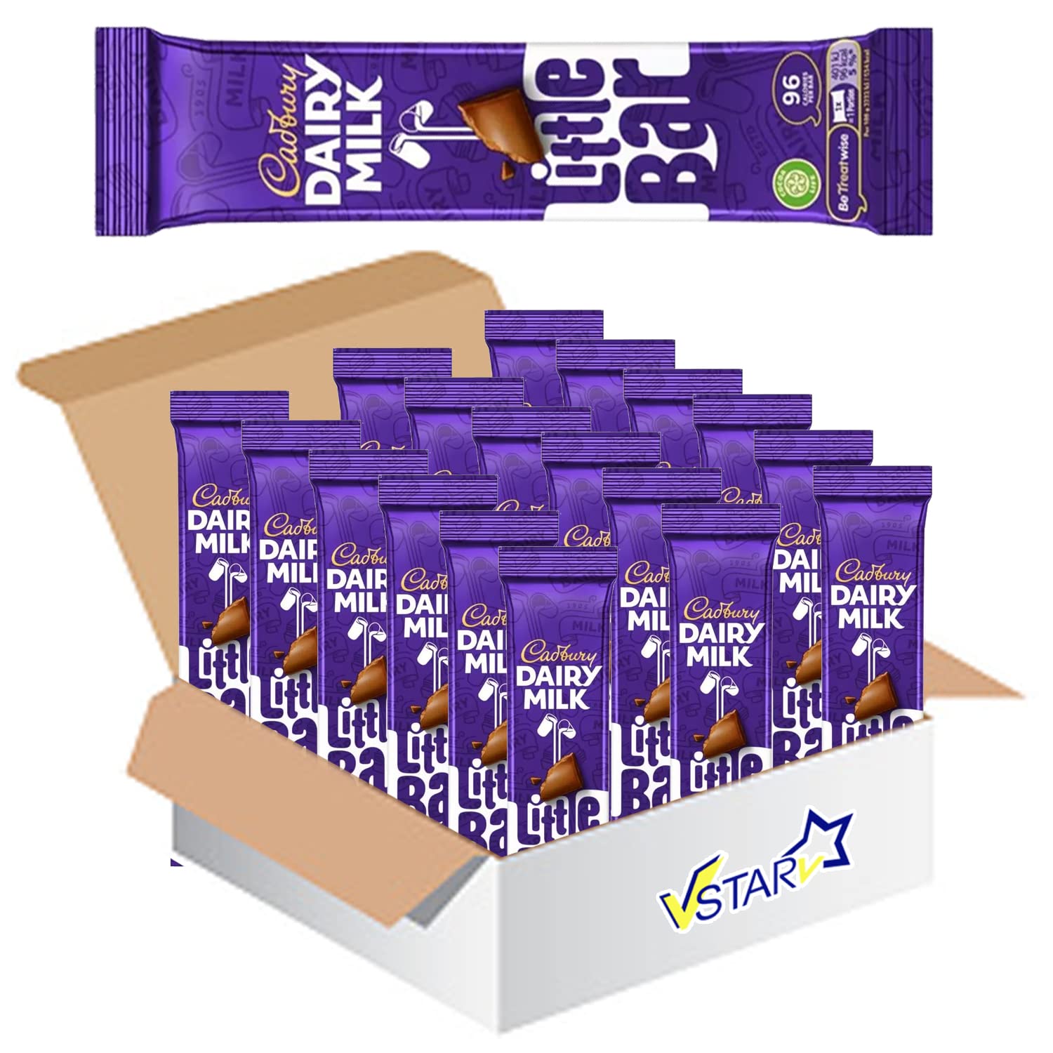 VSTAR All Chocolate Bars Collection (Dairy Milk Little Bar 18g, Half ...