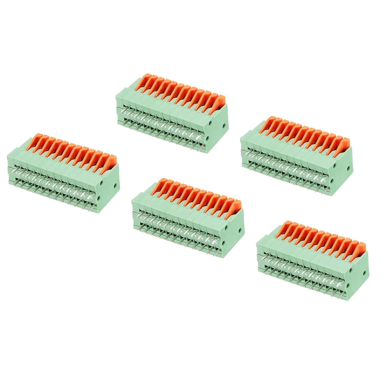 MECCANIXITY PCB Spring Terminal Block Connector KF141V 150V 2A 2.54mm ...