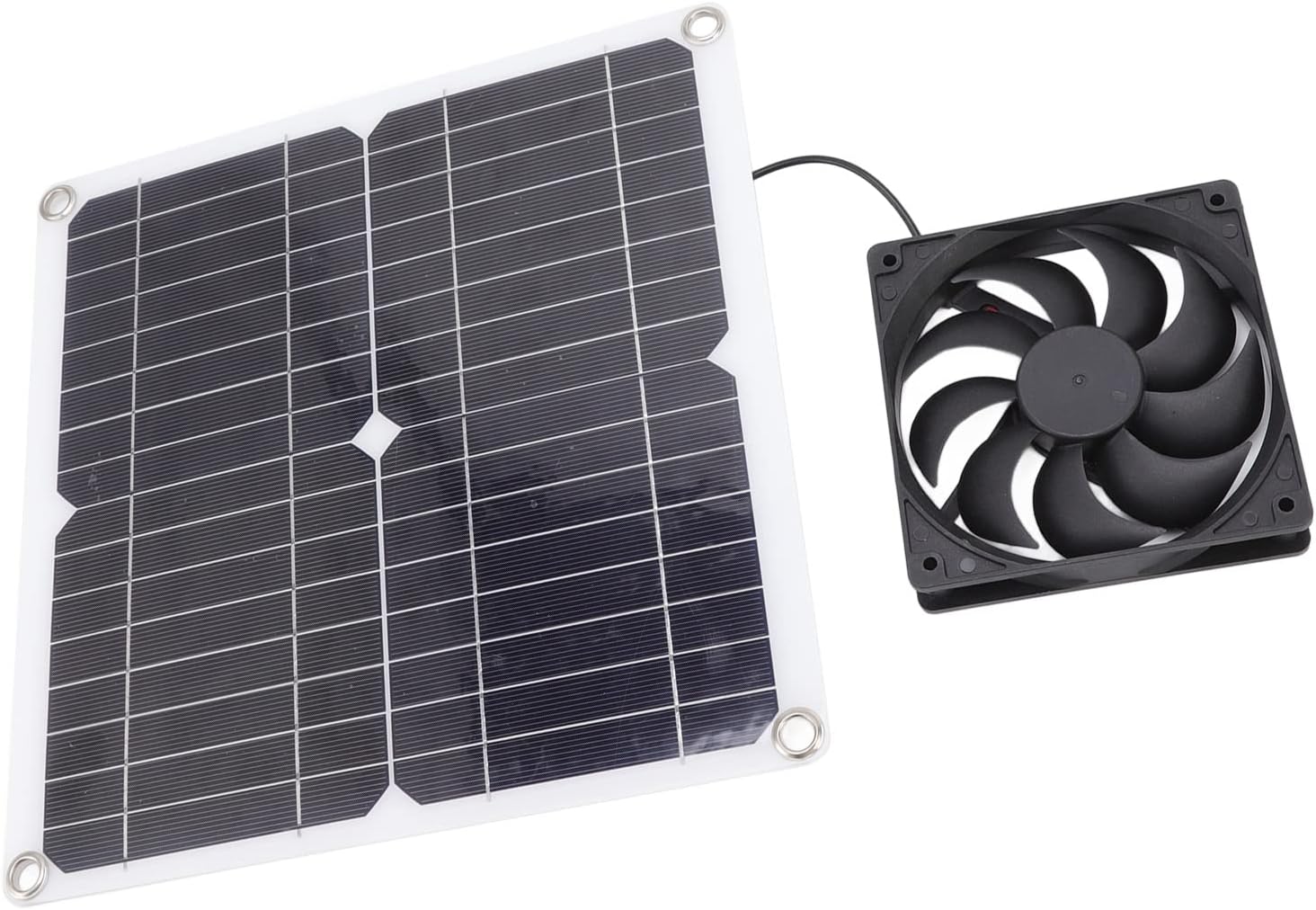 Ventilador de panel solar Kit de energía solar Paneles fotovoltaicos ...