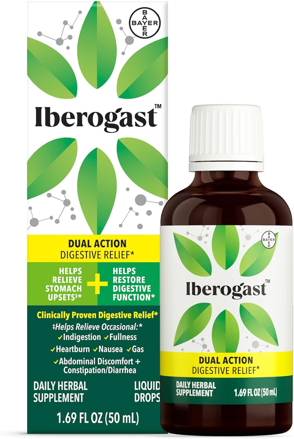 Amazon.com: Iberogast Dual Action Digestive Relief, Daily Herbal ...