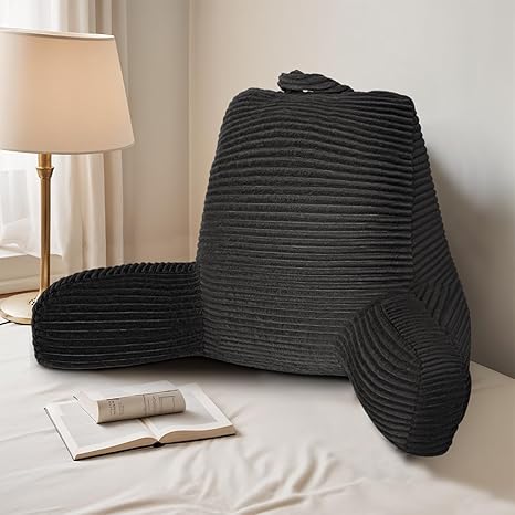 Amazon.com: ABROLOY Reading Pillow for Sitting in Bed Adult, Bed Reading Pillow with Shredded ...