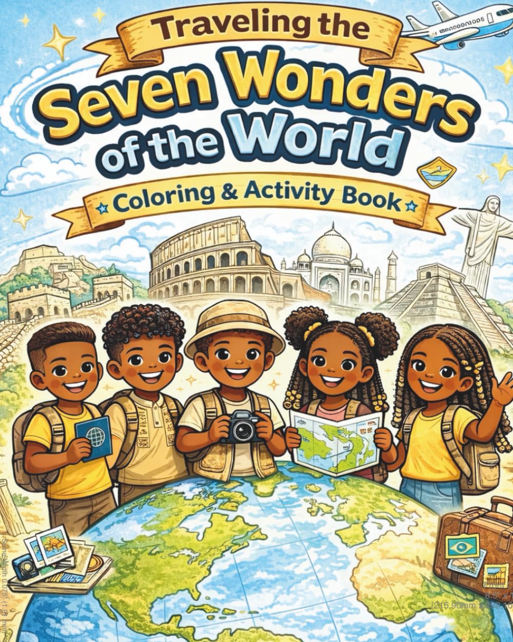 Traveling The Seven Wonders of the world: Coloring & Activity Book ...