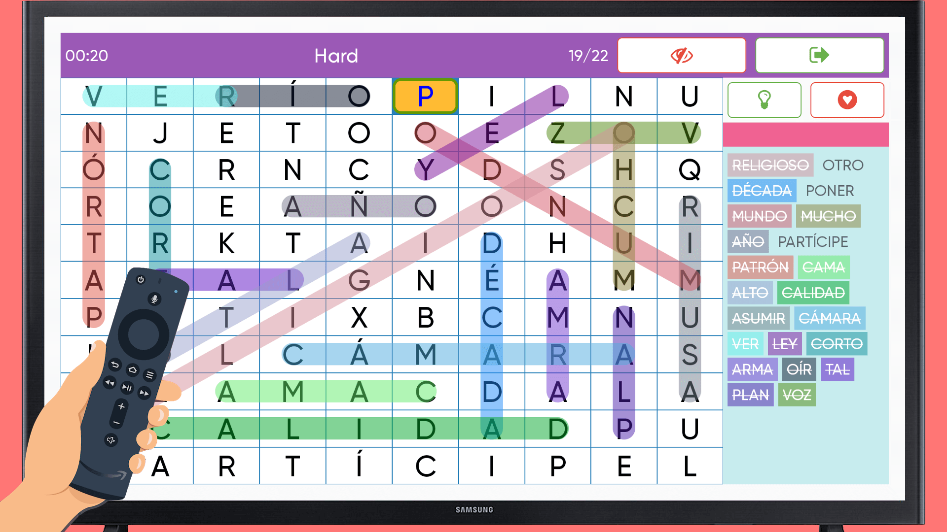 Aplicación Sopa de Letras (Word Search - Spanish) en Amazon Appstore
