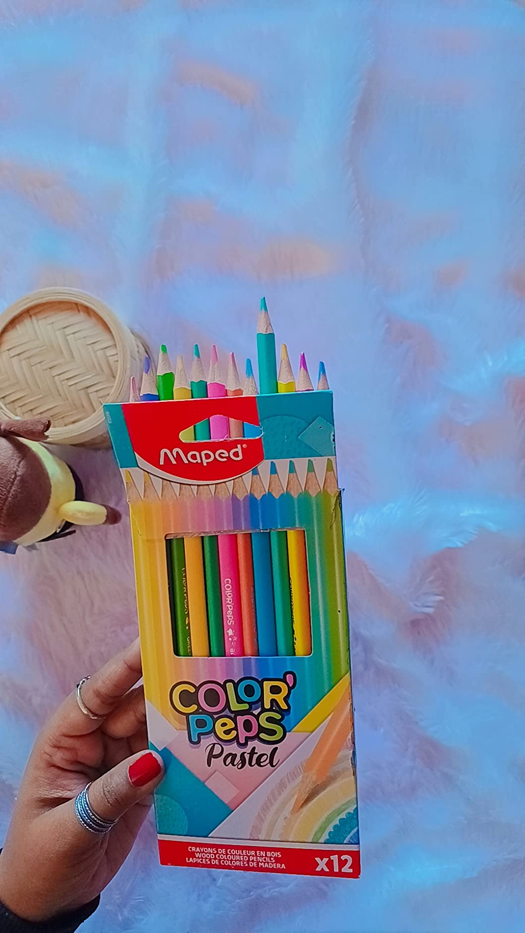 MAPED Color'Peps Pastel Color Pencils Set - Pack of 12 (Assorted ...