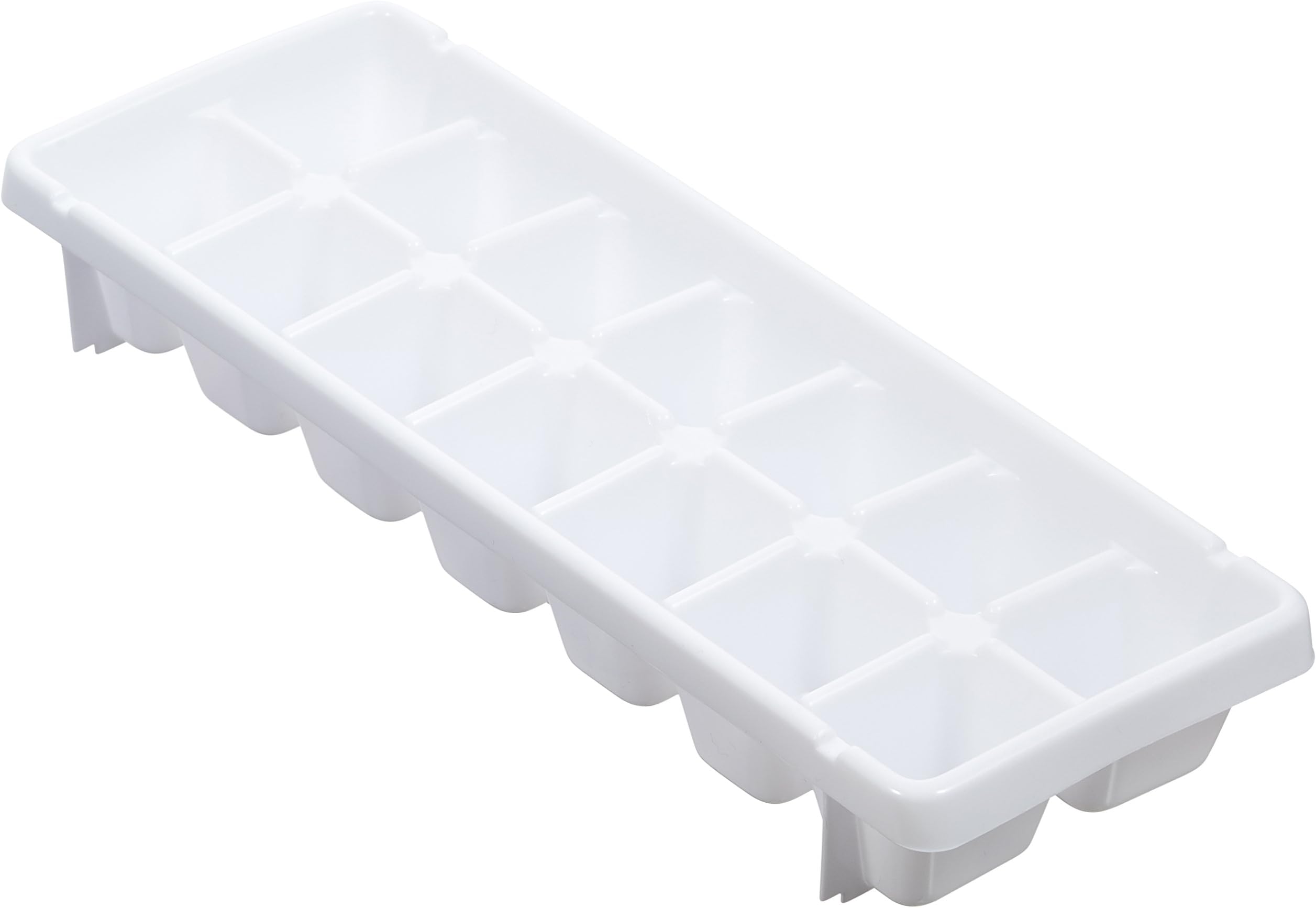 Amazon.com: Kitch Ice Tray Easy Release White Ice Cube Trays, 16 Cube ...