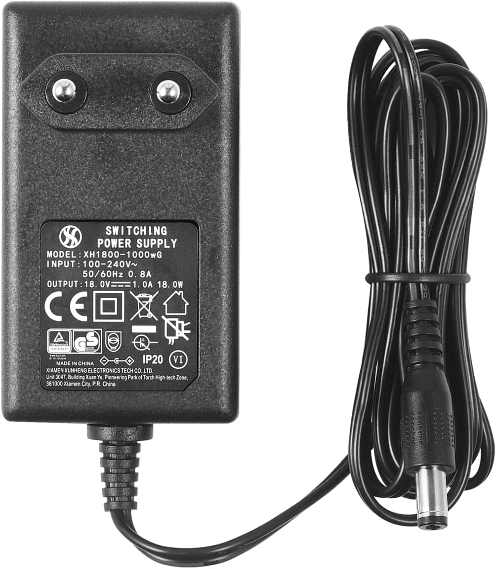 Adaptateur Secteur AC à DC 18V 1A, fiche 5,5 mm x 2,1 mm, Plug EU ...